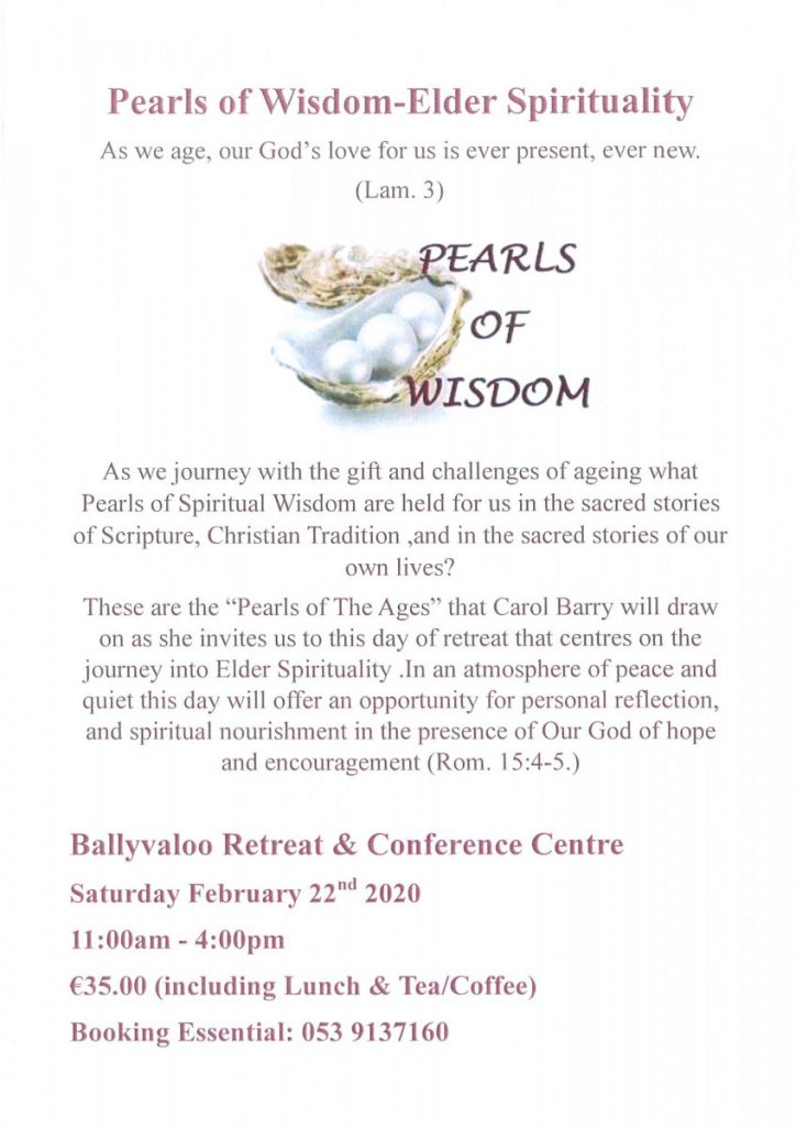Pearls of Wisdom - Elder Spirituality - Congregation of the Sisters of ...