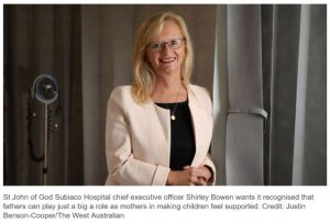 IWD 2021 - SJOG Hospital CEO Shirley Bowen wants dads to inspire ...