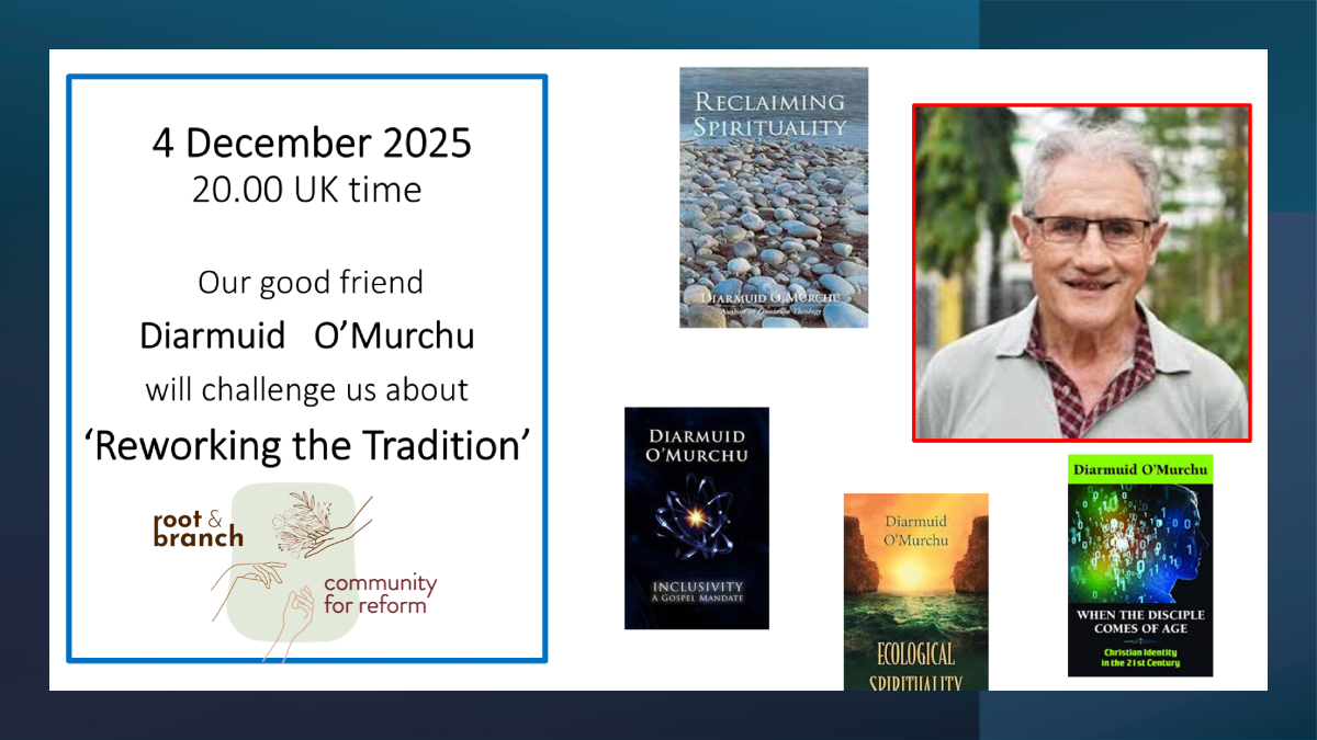 Diarmuid O’Murchu on ‘Reworking the Tradition’ - Congregation of the ...